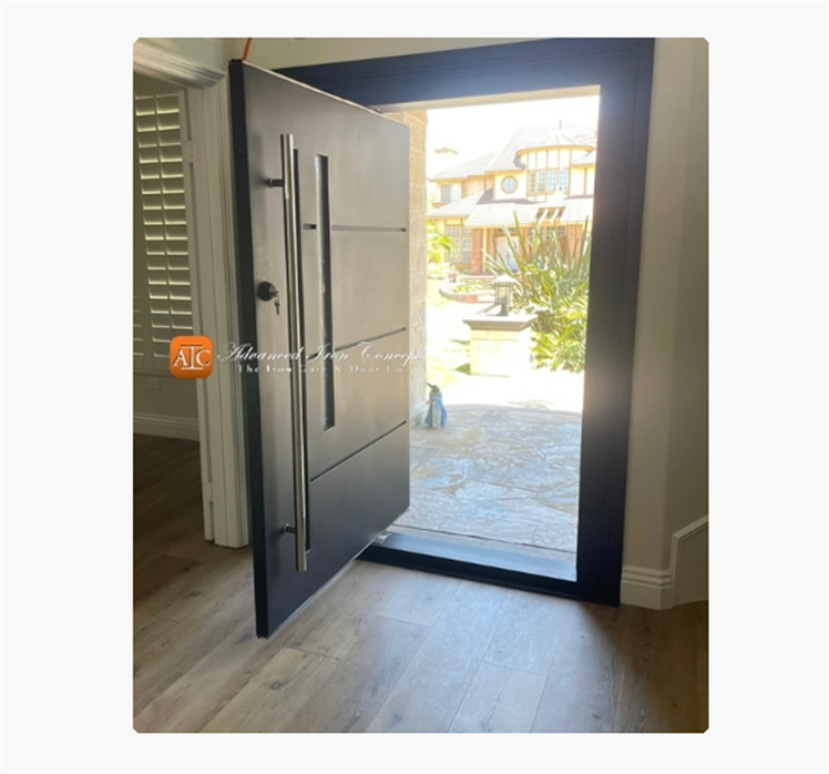Iron Pivot Doors: A Statement of Modern Elegance and Strength ...